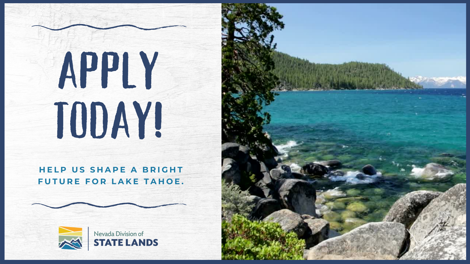 NTRPA and TRPA Lake Tahoe Governing Boards seek applicants for Nevada ...